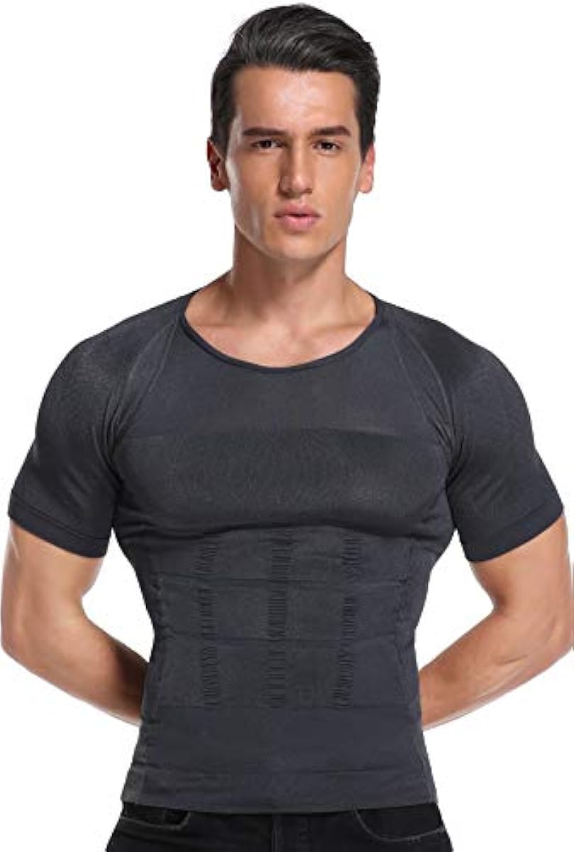 A 유 드림가압 셔츠 맨즈 가압 이너「저스트 라이트」새우등 교정 자세 교정체 간트레이닝 그레이l사이즈 재팬스토어 일본약 의약품 전문 직구 쇼핑몰