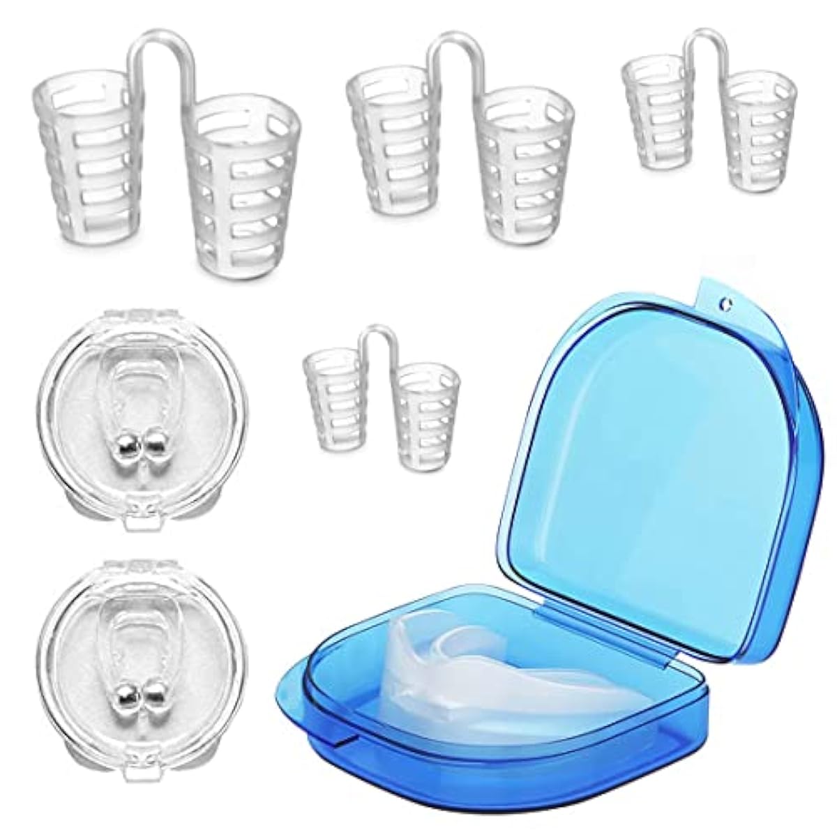 코고는 소리 방지 상품 비호흡 클립 마우스 피스 노즈 핀 단잠 수면 상품 노즈 핀 코고는 소리 대책 상품 콧구멍 확장비 호흡