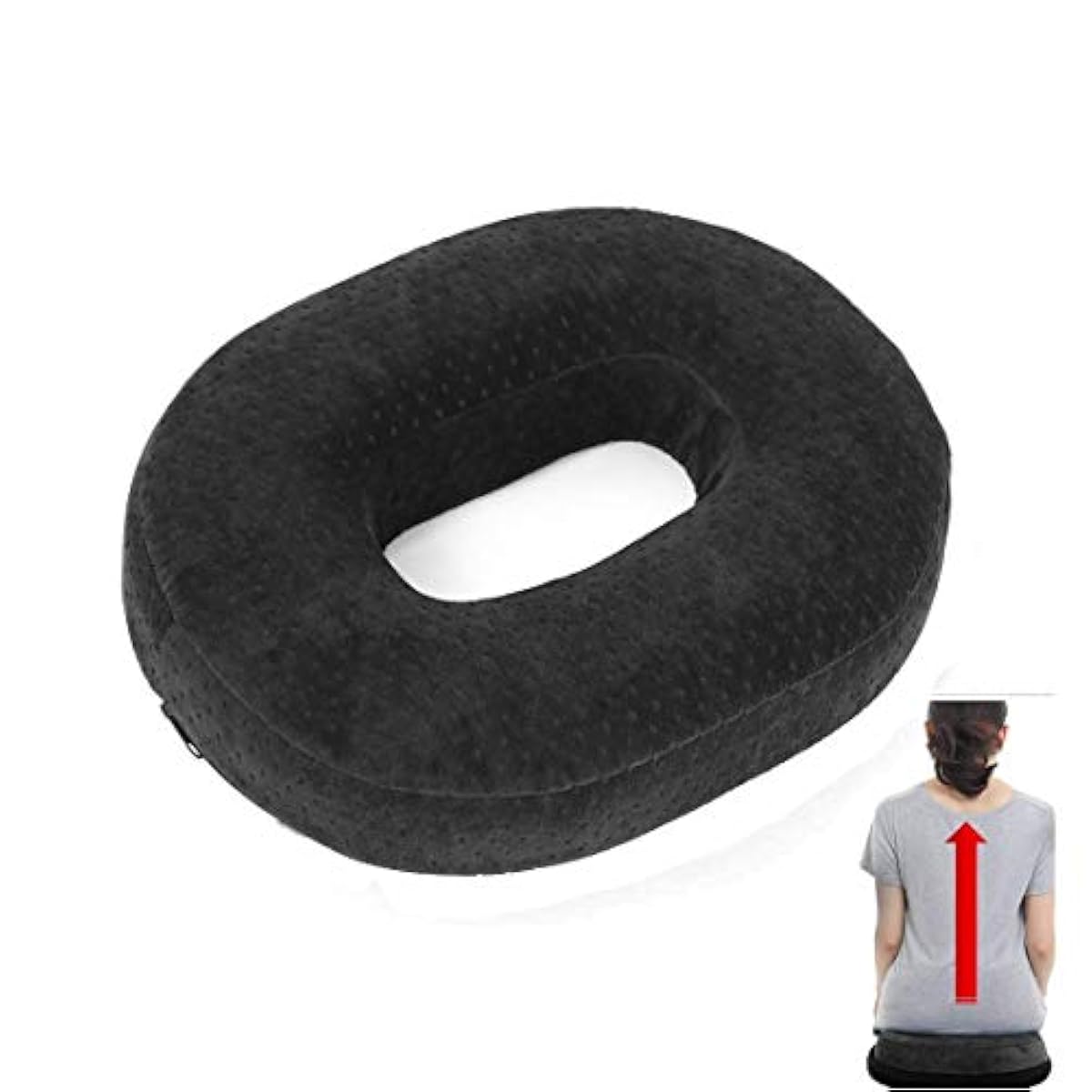 Yiteng 건강 쿠션 엔 좌고반발 방석 도너츠형 자세 교정 요통 치질 산후 엉덩이 골반 서포트 새우등 교정 부담 경감 오피스 재팬스토어 일본약 의약품 전문 직구 쇼핑몰