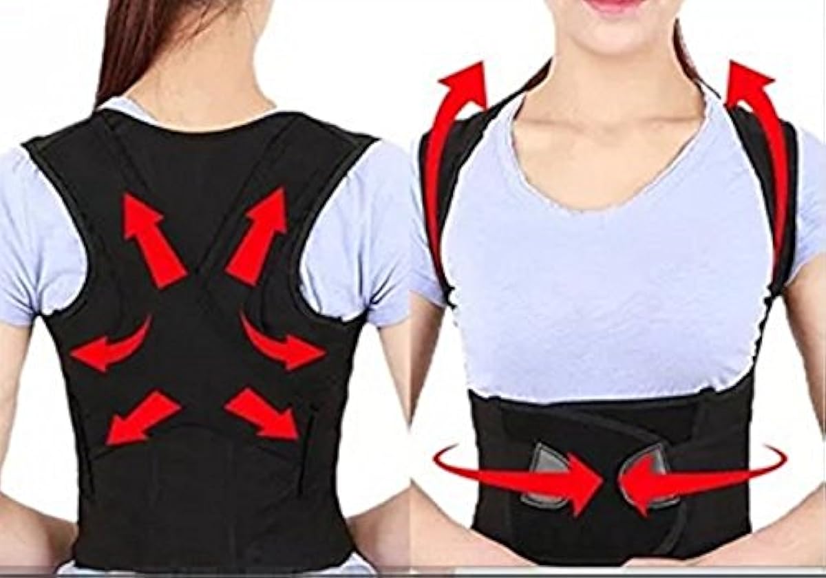 Crepuscolo 등줄기샤킷 등줄기 교정 벨트 새우등 교정 벨트 자세 교정 벨트 자세 서포트 여성용 어린이용 M 재팬