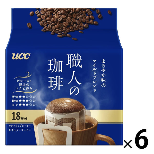 Drip 커피ucc우에시마 커피 장인의 커피 Drip 커피 마일드 블렌드 1세트108 포18대입×6팩 재팬스토어 일본약 의약품 전문 직구 쇼핑몰