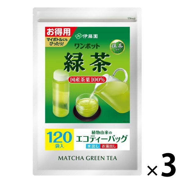 이토엔 원포트 말차들이 녹차 티백 1세트360백120백입×3봉 유익용 에코 티백 재팬스토어 일본약 의약품 전문 직구 쇼핑몰