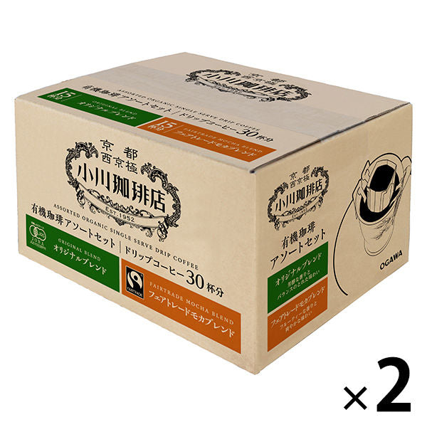 Drip 커피오가와 커피 유기농 커피어소트도릿푸커피 1세트60 포30대입×2상자 재팬스토어 일본약 의약품 전문 직구 쇼핑몰