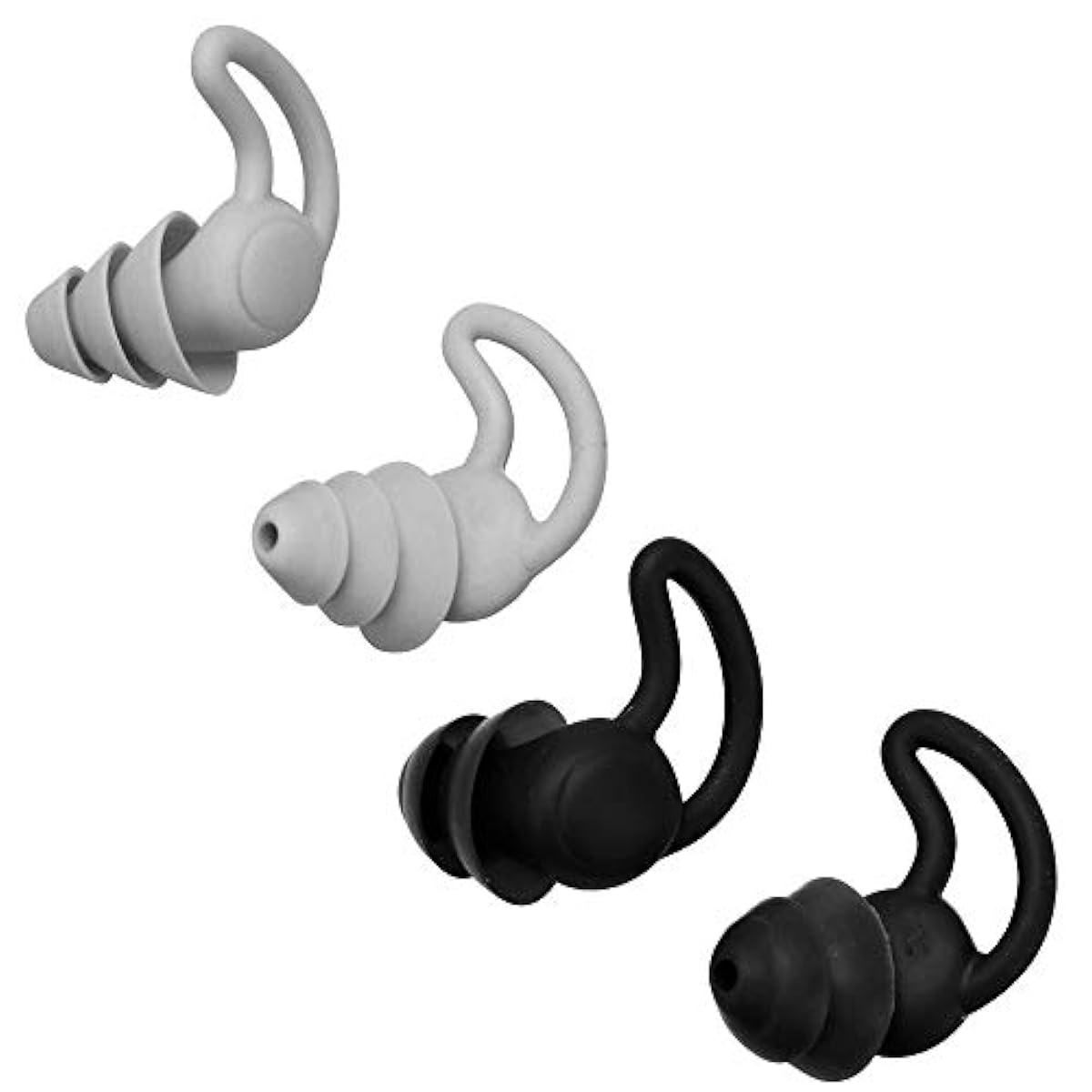 Zaidea 이전방음 노이즈 컷 코고는 소리 수면 실리콘 3층・2 층타입 방음치40db 2페어 세트흰색 Amp검정 재팬스토어 일본약 의약품 전문 직구 쇼핑몰