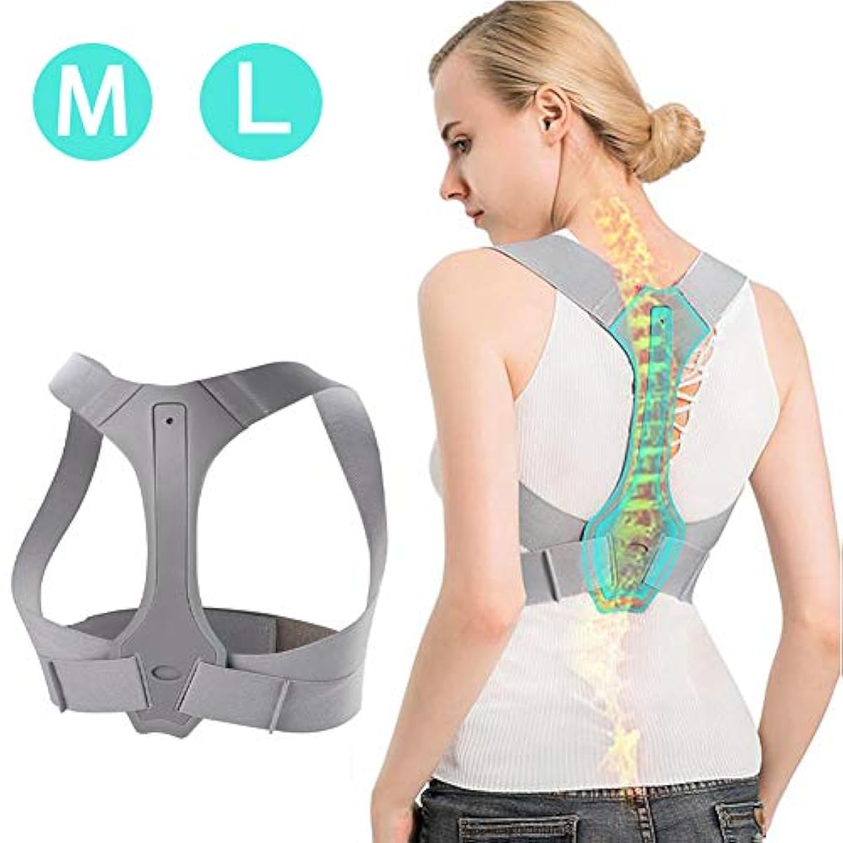 Isyou 새우등 교정 등줄기 교정 벨트 새우등 교정 벨트 자세 개선 어깨결림 해소 새우등 교정 벨트 고양이 하 교정 자세 교 재팬스토어 일본약 의약품 전문 직구 쇼핑몰