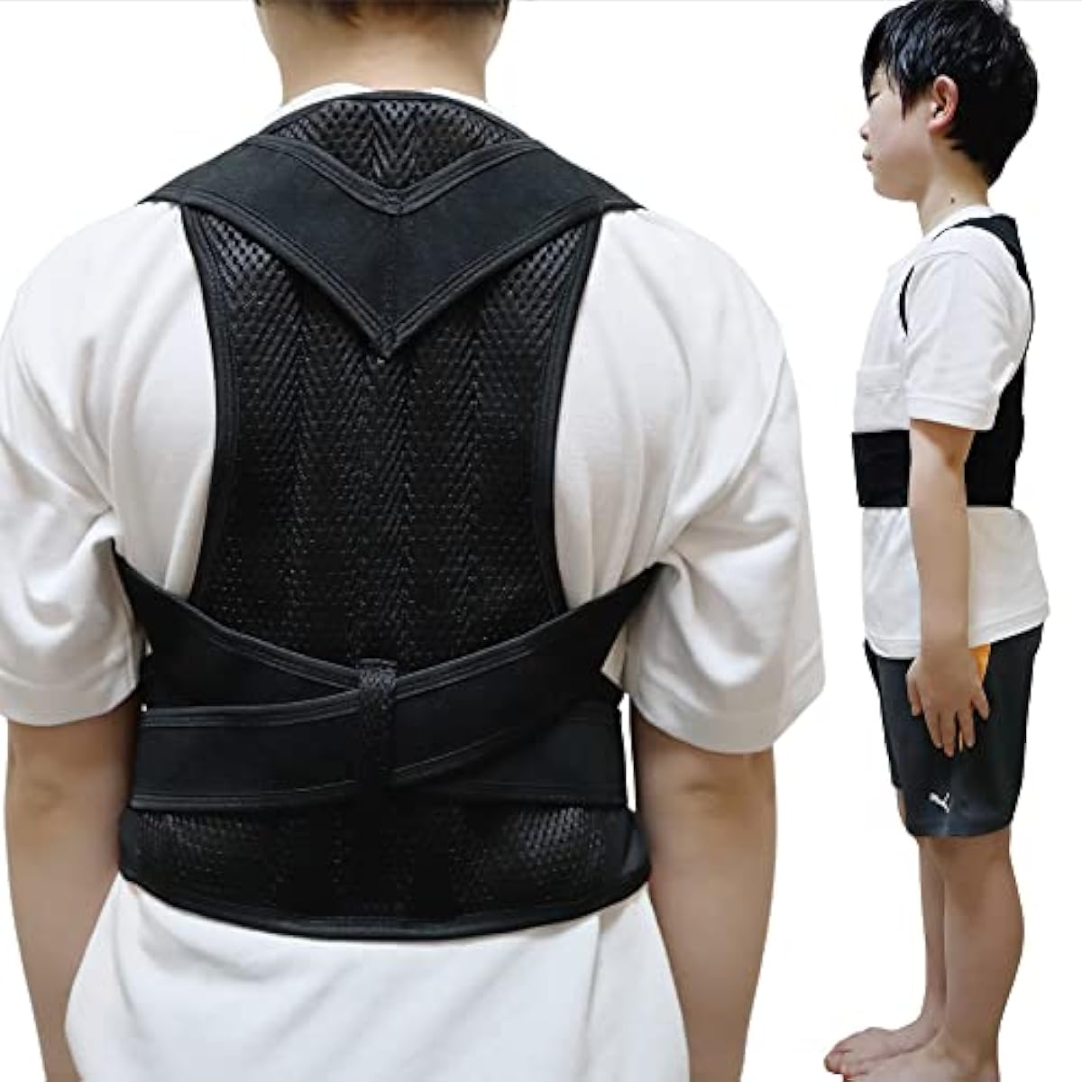 어린이용 현역 정체사 감수 새우등 교정 벨트 두드러지지 않는 남녀 겸용 자세 교정 게임 공부 식사 새우등 개선미 자세 맨즈 재팬스토어 일본약 의약품 전문 직구 쇼핑몰