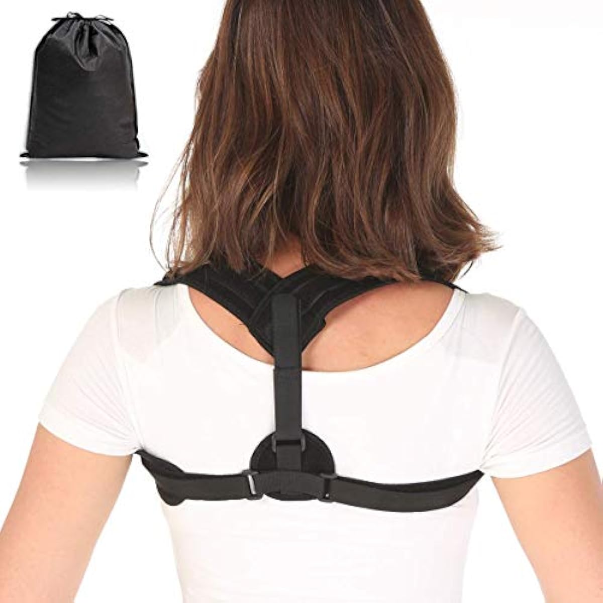 Niidor 새우등 교정 벨트 교정 벨트 자세 교정 등줄기 등줄기 교정 서포트 어깨결림 조정 가능견 근서포트 자세 개선 서포터 재팬스토어 일본약 의약품 전문 직구 쇼핑몰