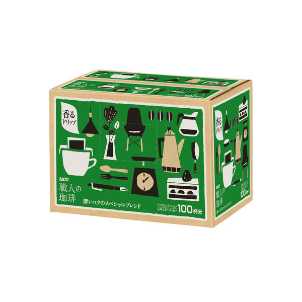 Drip 커피ucc우에시마 커피 장인의 커피 Drip 커피 깊은고쿠의 스페셜 블렌드 1상자100대입 재팬스토어